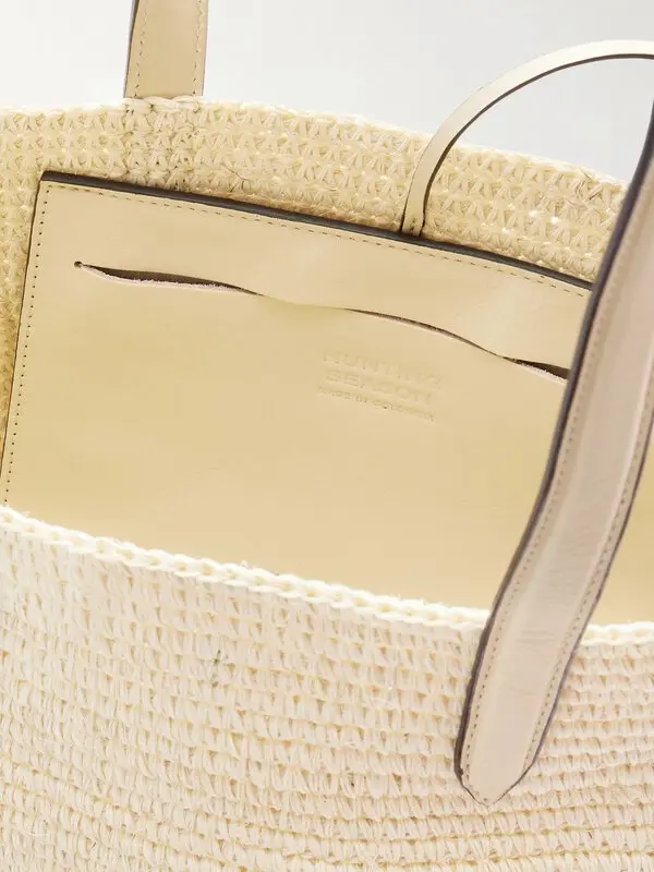 HUNTING SEASON Market Raffia Tote