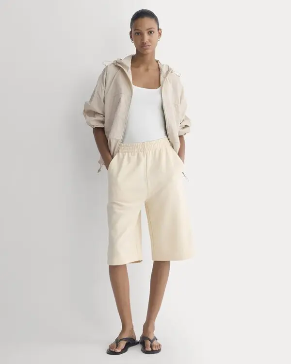 Everlane Lightweight Terry Long Shorts - Parchment