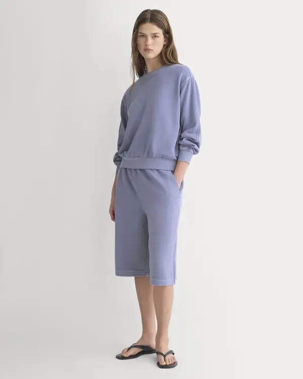 Everlane Lightweight Terry Long Shorts - Velvet Morning Garment Dye