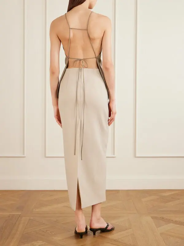 Calvin Klein Erin Wool-blend Twill Tank