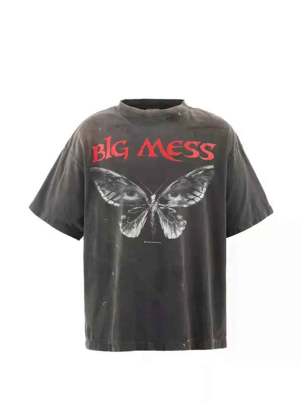 SAINT MXXXXXX Butterfly-print T-shirt