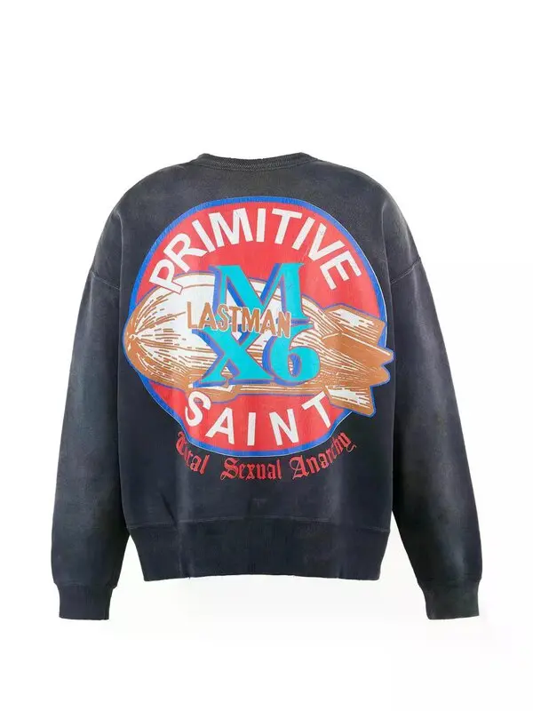 SAINT MXXXXXX Graphic Print Sweatshirt