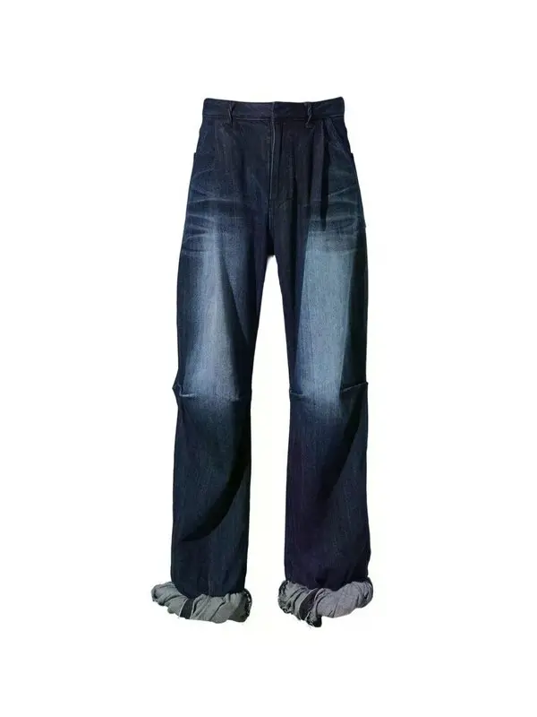 ADER ERROR Pleated Loose-fit Jeans - Blue
