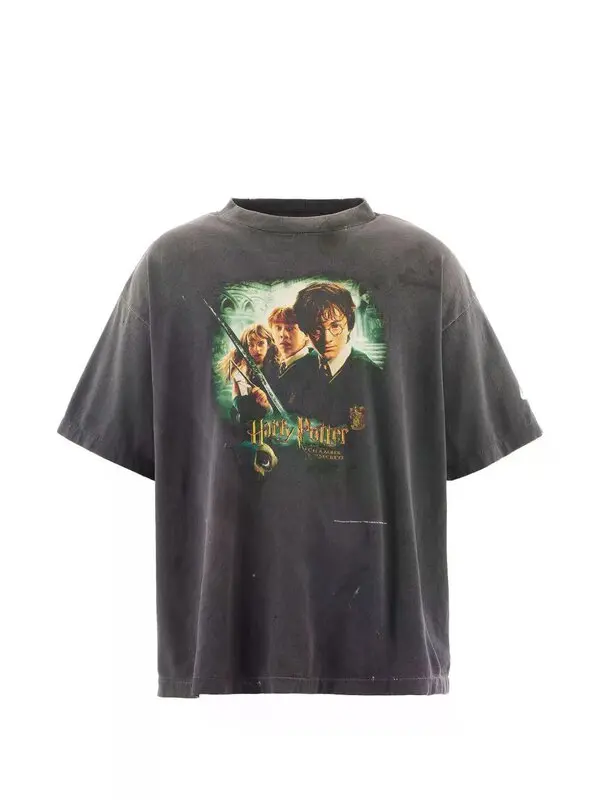 SAINT MXXXXXX Harry Potter Graphic-print T-shirt - Black