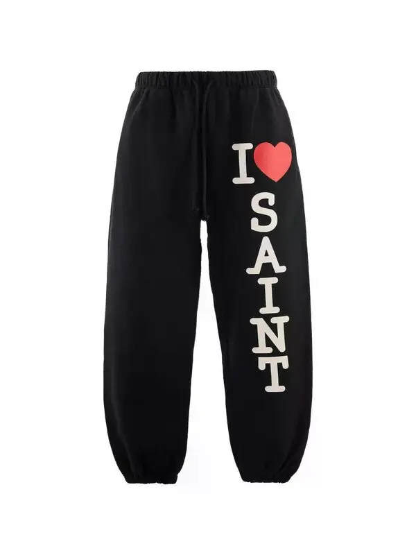SAINT MXXXXXX Logo-print Drawstring Track Pants