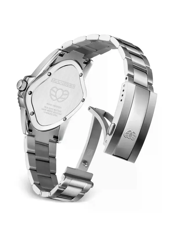 LAARVEE Automatic Watch With Asymmetric Case And Stainless Steel Bracelet