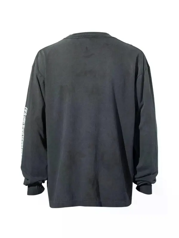 SAINT MXXXXXX Graphic-print Long-sleeve T-shirt