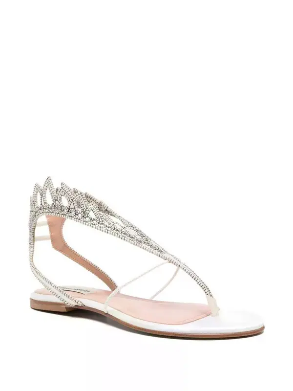 Alberta Ferretti Embellished Thong Sandals