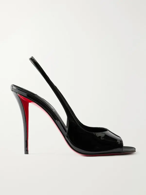 CHRISTIAN LOUBOUTIN Sofia Z 100 Slingback Sandals - Black