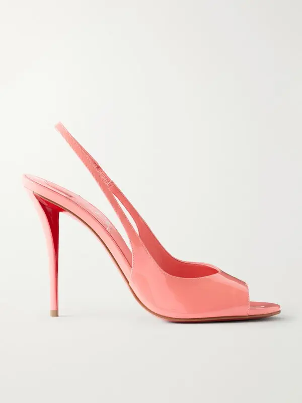 CHRISTIAN LOUBOUTIN Sofia Z 100 Slingback Sandals - Pink