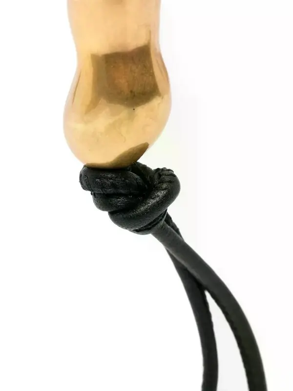 WANDLER Sculptural Charm Leather Trim Keyring