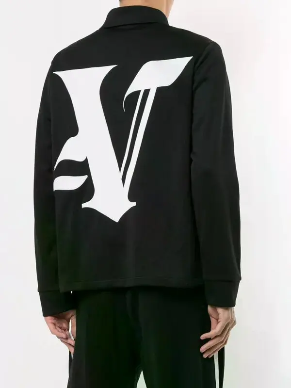 PORTS V Logo Print Bomber Jacket