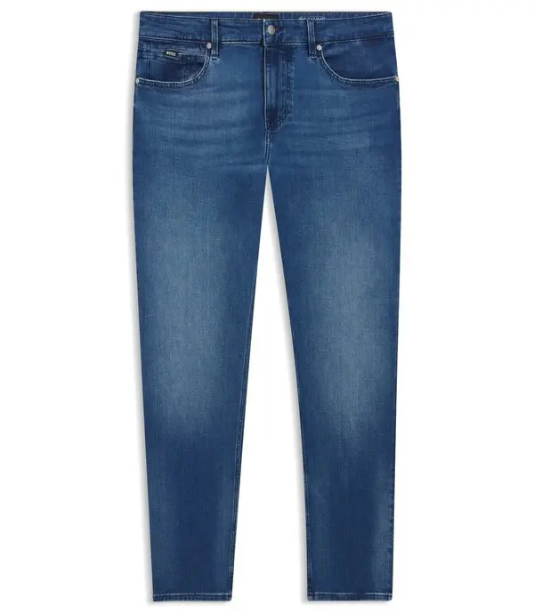 BOSS Regular-fit Jeans In Super-soft Stretch Denim - Blue