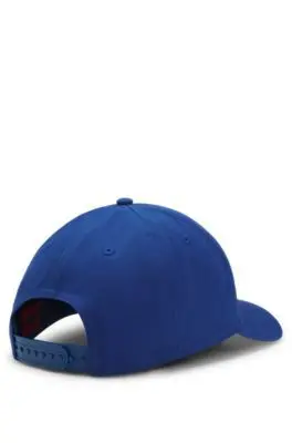 Hugo Cotton Twill Baseball Cap With Embroidered Logo - Light Blue