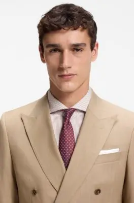 BOSS Slim-fit Virgin Wool Serge Jacket
