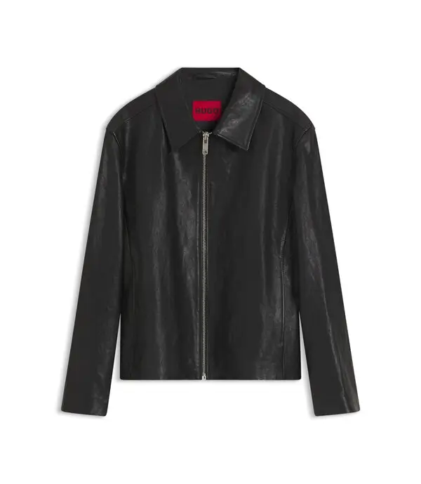 Hugo Regular-fit Nappa Leather Jacket