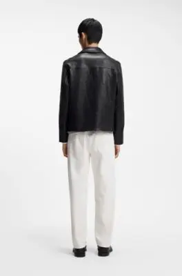 Hugo Regular-fit Nappa Leather Jacket