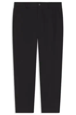 BOSS Tapered-fit Cotton-blend Jersey Pants