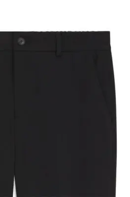 BOSS Tapered-fit Cotton-blend Jersey Pants