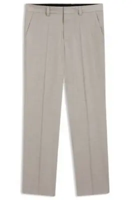 Hugo Stretch Twill Modern Fit Formal Pants - Beige