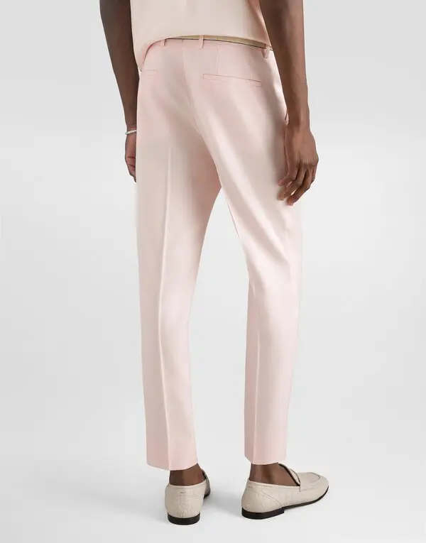 Dolce & Gabbana Viscose Canvas Trousers