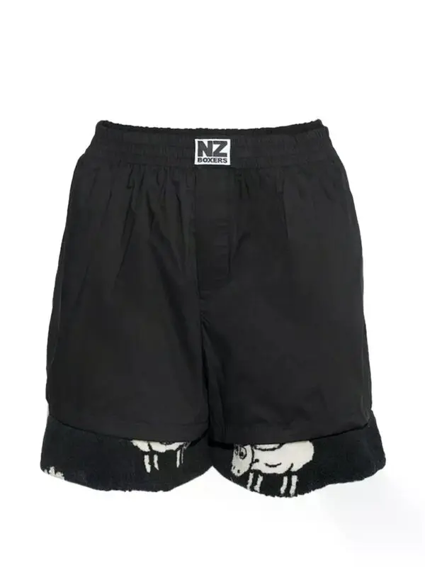 Natasha Zinko Reversed Upcycled Layered Shorts