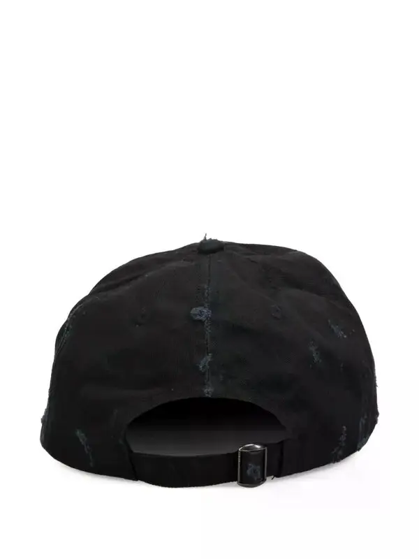 Natasha Zinko Distressed Bow Detail Baseball Cap