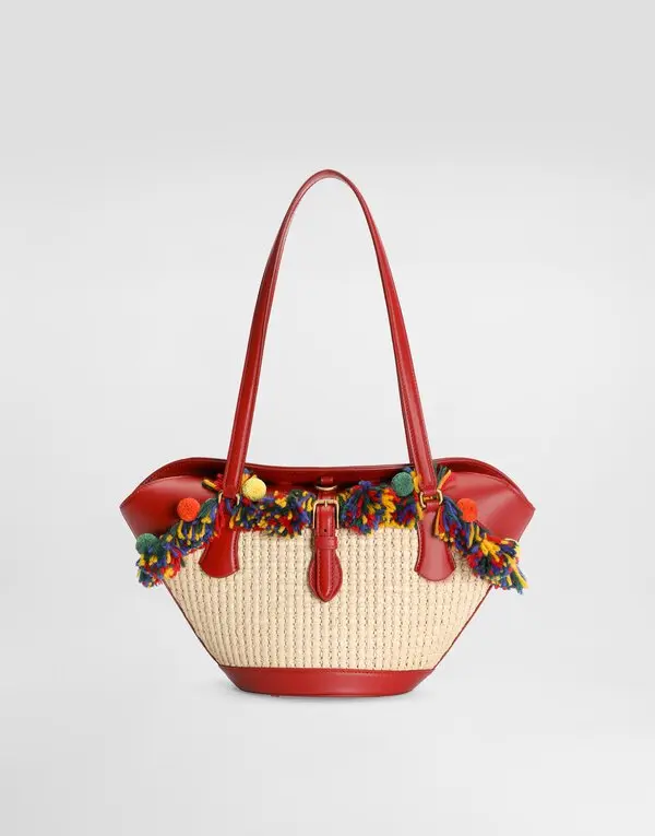Dolce & Gabbana Raffia Cotta Capri Bag