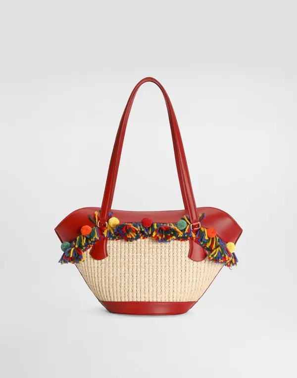 Dolce & Gabbana Raffia Cotta Capri Bag