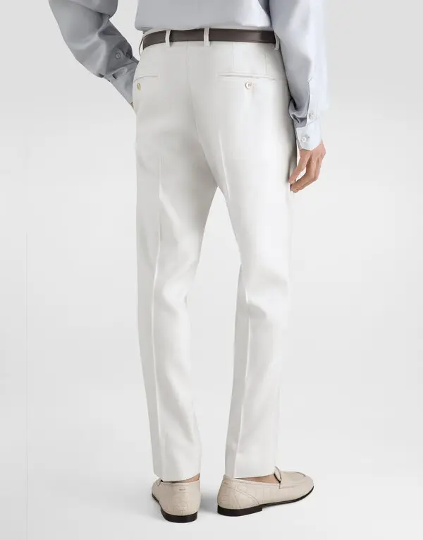 Dolce & Gabbana Viscose Canvas Trousers