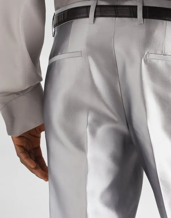Dolce & Gabbana Silk Shantung Trousers