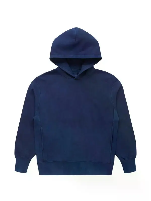 BLUE BLUE Indigo Dyed Knitted Hoodie