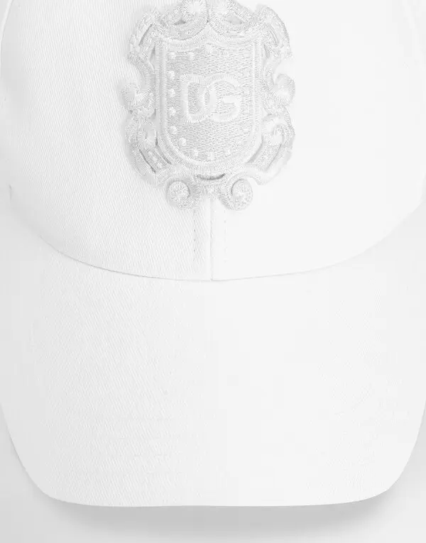 Dolce & Gabbana Embroidered Cotton Drill Baseball Cap