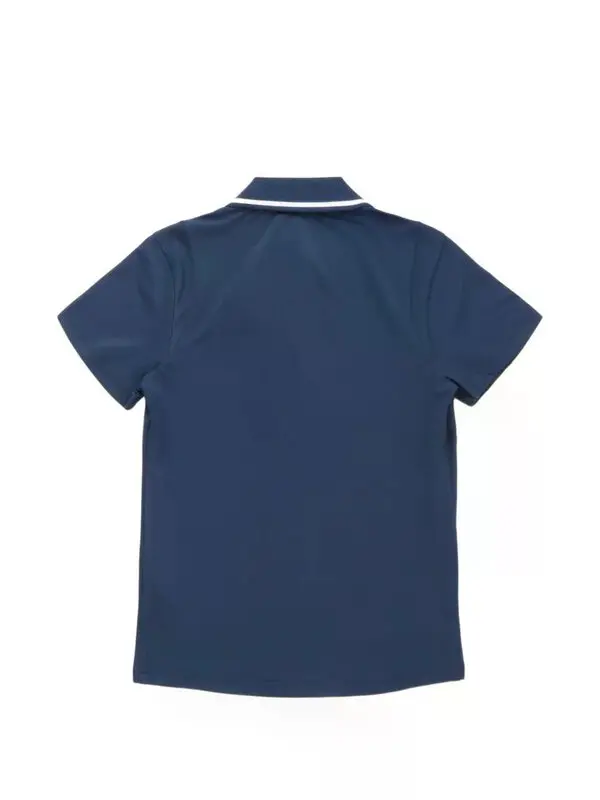 MALBON Paloma Tipped Polo Shirt - Blue