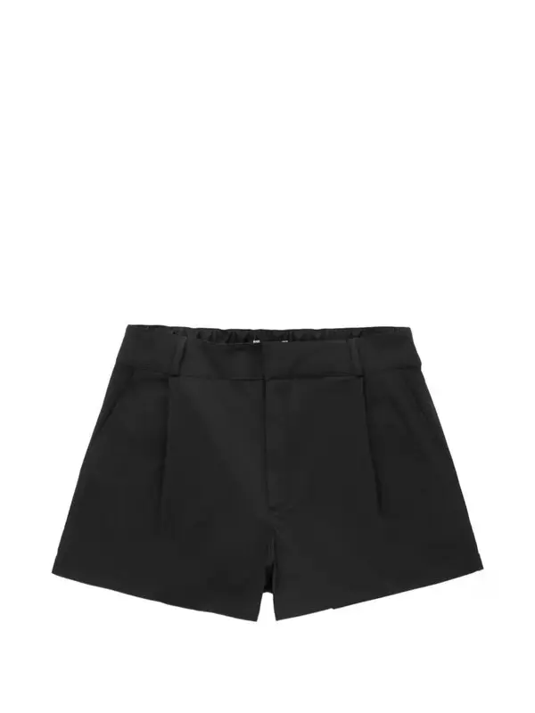 MALBON Solene Pleated Shorts - Black
