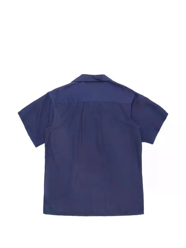 BLUE BLUE Short-sleeved Silk Shirt