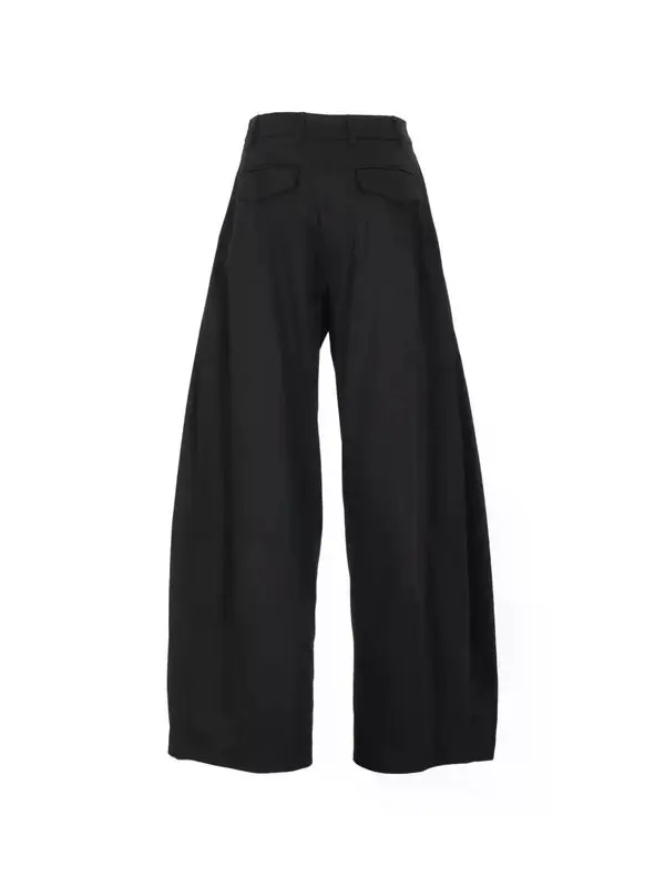 EMMA E GAIA Pleated Wide-leg Palazzo Pants
