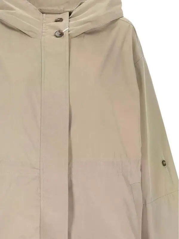 Marella Hooded Drawstring-waist Parka