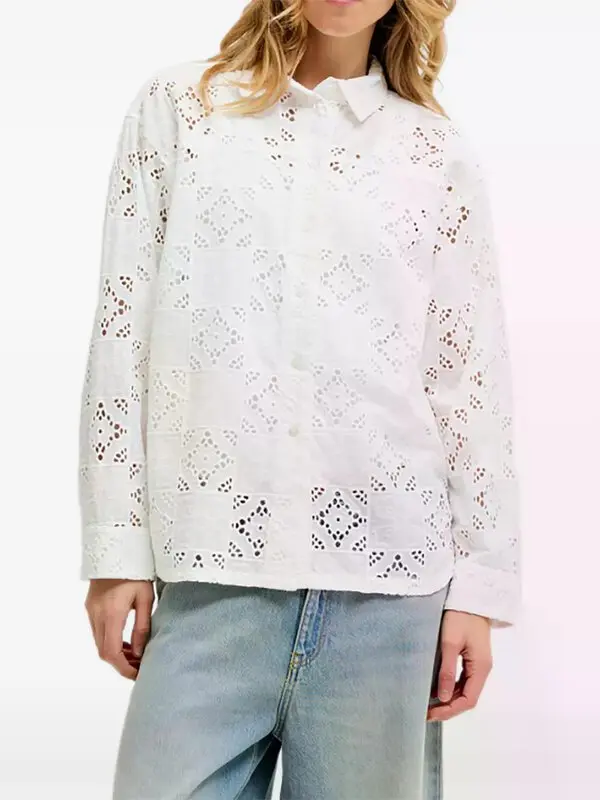 JJXX Broderie Anglaise Patchwork Shirt