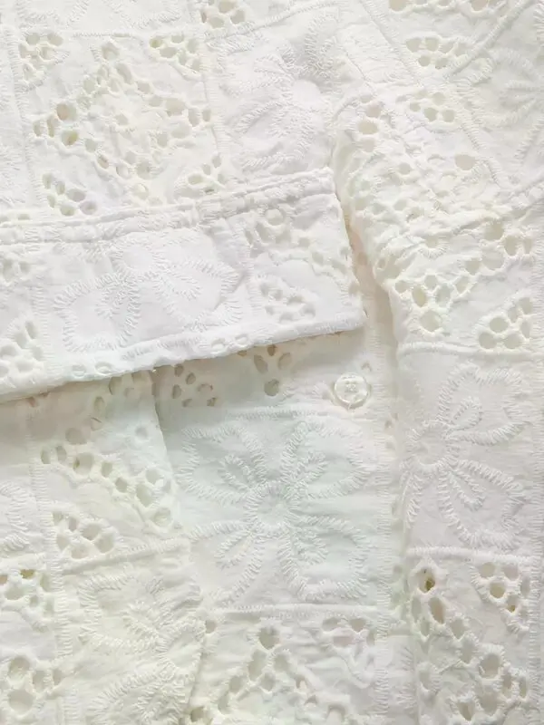 JJXX Broderie Anglaise Patchwork Shirt