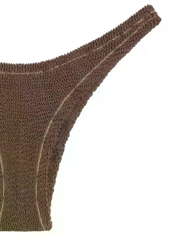 REINA OLGA Ginny Crinkled Bikini Bottoms