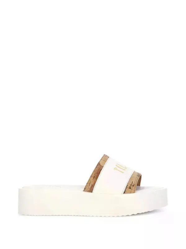 ALVIERO MARTINI 1° CLASSE Geo Map Logo-print Sandals