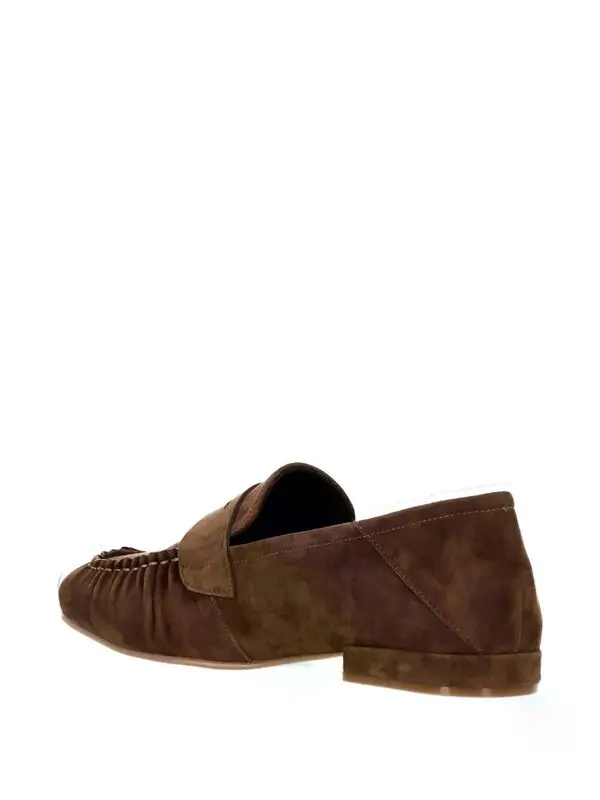 BRUNO PREMI Suede Penny Loafers