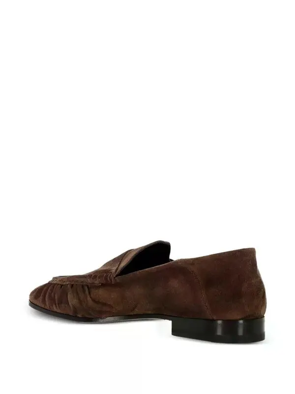 ORTIGNI Ruched Penny Loafers