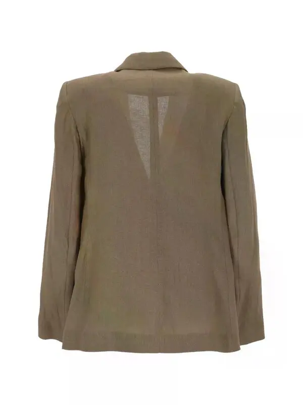 Marella Single-breasted Linen Blazer