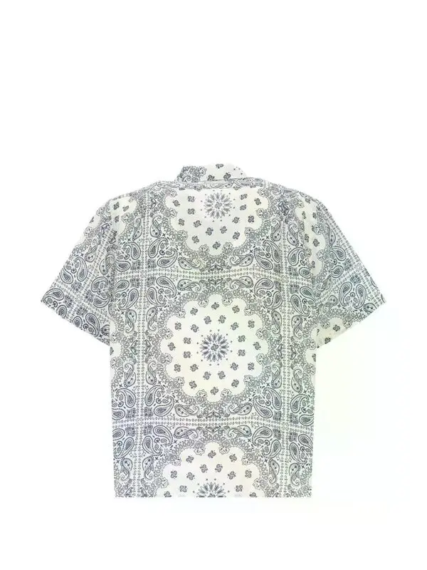 MC2 SAINT BARTH Bandana-print Linen Shirt