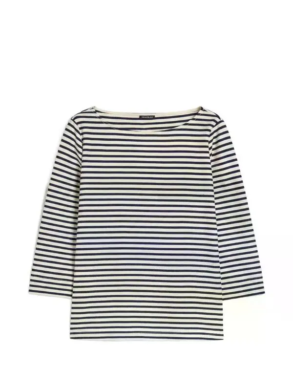 PENNYBLACK Marinière Striped Boat Neck T-shirt