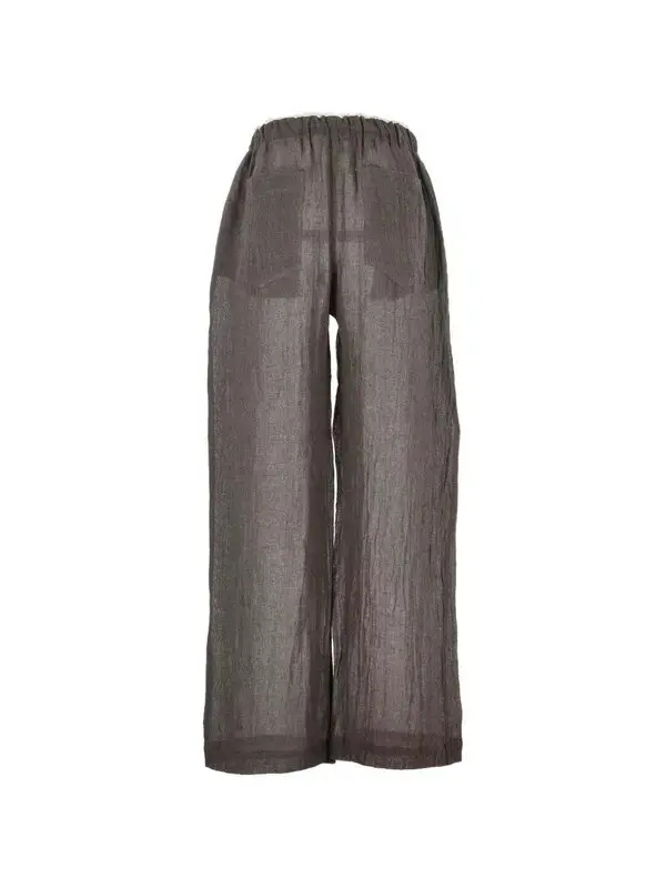 120% Lino Gauze High-waisted Trousers