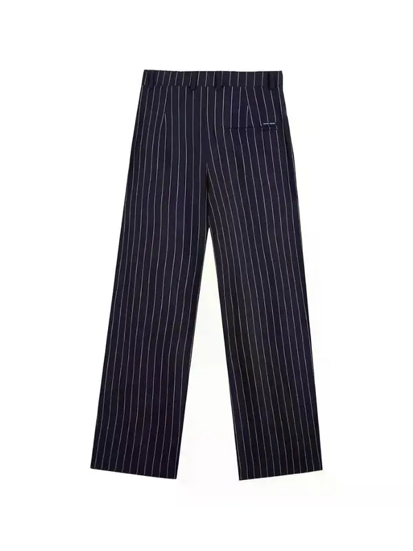 Maison Labiche Pinstripe Pleated Trousers