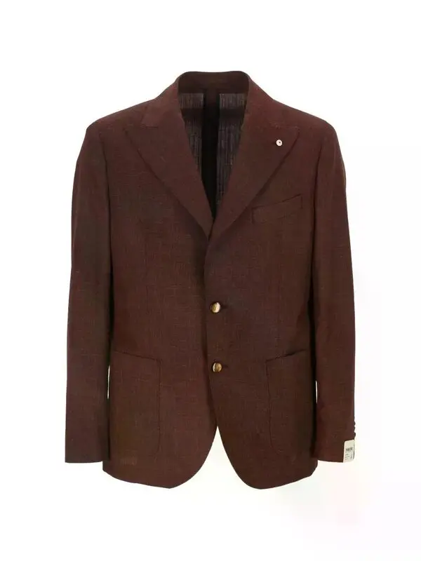 L.B.M. 1911 Peak-lapel Single-breasted Jacket